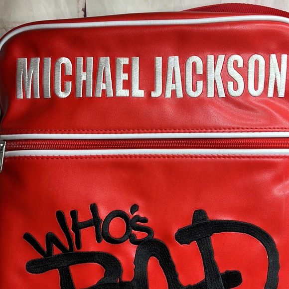 Bravado | Bags | Michael Jackson Memorabilia Whos Bad Bag Red Vinyl ...